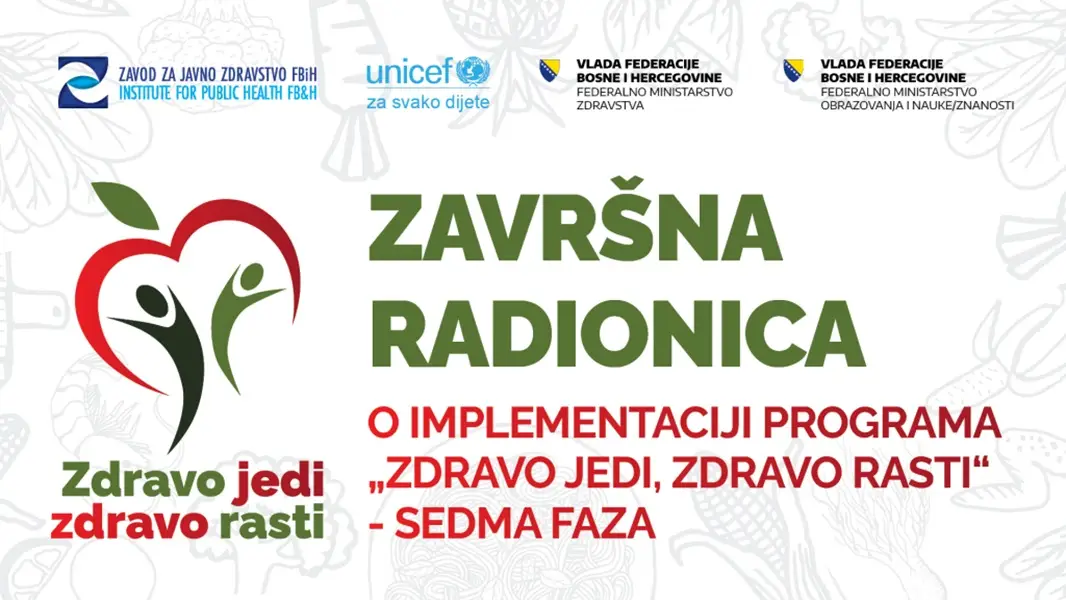 Mostar: Predstavljanje rezultata programa ‘Zdravo jedi, zdravo rasti ...